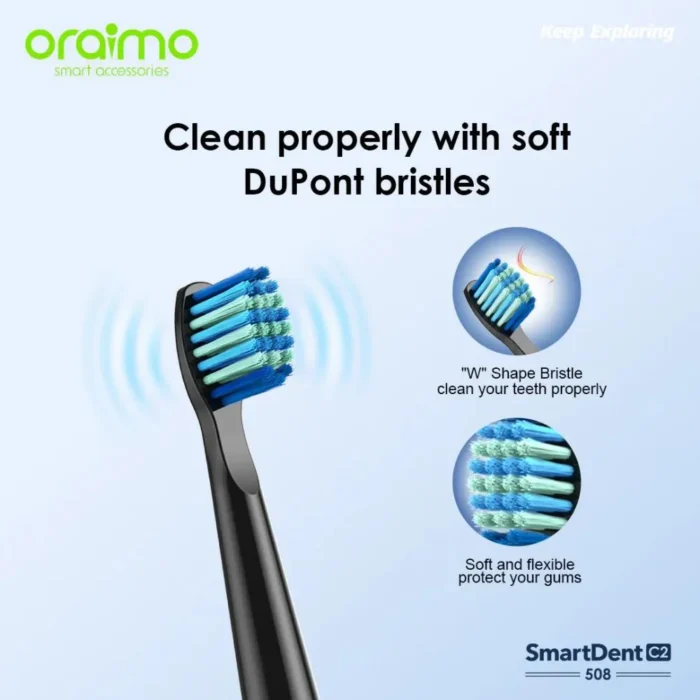 oraimo SmartDent C2 Smart Electric Toothbrush - Your One Stop Gadgets Store